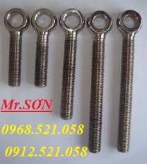 Bu lông mắt M16 x 70,rẻ (0912.521058) Bán bu lông mắt inox M6 đến M20,Tai móc cẩu inox 304 M36 ...